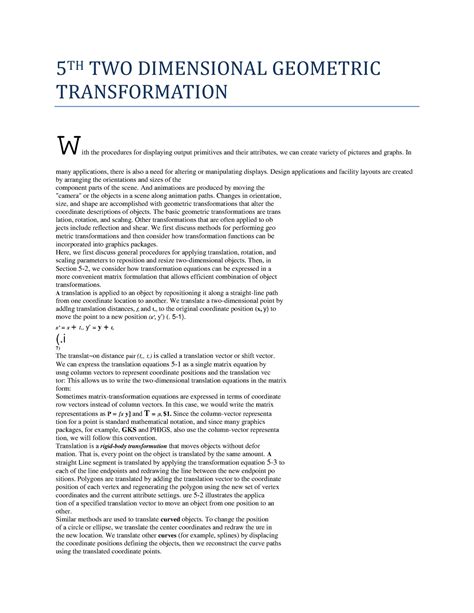 Example Of Geometric Transformation At Alan Darlington Blog