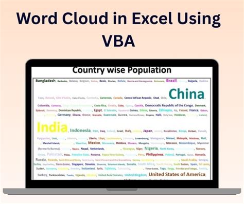 Word Cloud In Excel Using Vba Next Gen Templates