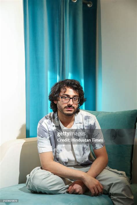 Youtuber Carryminati Poses During An Exclusive Interview With Ht
