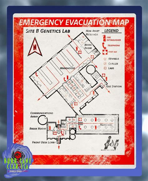 Layout Of Ingen Laboratory On Isla Sorna