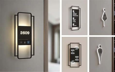 Ezd Hotel Wayfinding System Customized Directional Signs