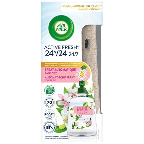 AIR WICK Active Fresh Diffuseur Spray Automatique Bouquet De Jasmin 228ml Pas Cher Auchan Fr