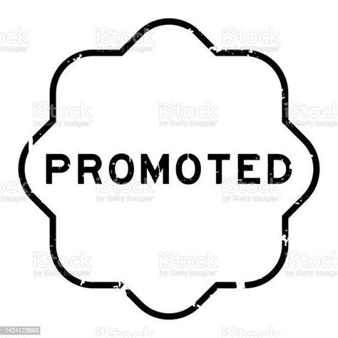 그런 지 검은 색 흰색 배경에 단어 고무 씰 스탬프를 홍보했습니다 개성 개념에 대한 스톡 벡터 아트 및 기타 이미지 개성