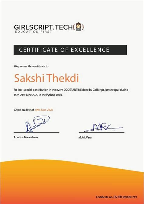 Sakshi Thekdi On Linkedin Thank You Girlscript Jamshedpur The Sessions Were Great And Very