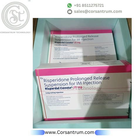Risperdal Consta 25mg Risperidone Injection At ₹ 4050 Box In Surat Id 26249388691