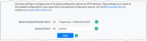 Configure System Settings Using Ui · Sftp Gateway Support
