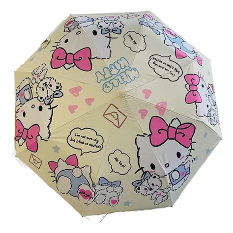 Guarda Chuva Ao Ar Livre Sanrio Guarda Sol Hello Kitty Girls