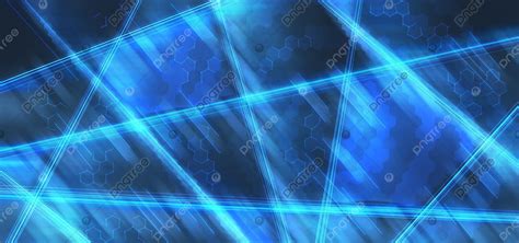 Abstract Blue Techology Background Future Geometric Line Style