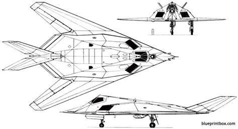 Lockheed F 117 Nighthawk 1981 Usa Plans Aerofred Download Free