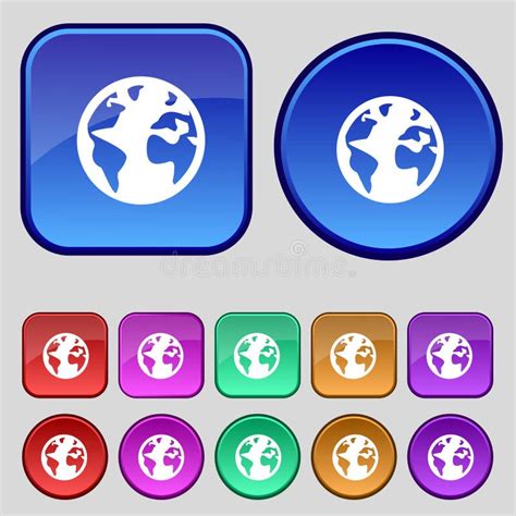 map pointer icon gps location symbol stock illustration illustration
