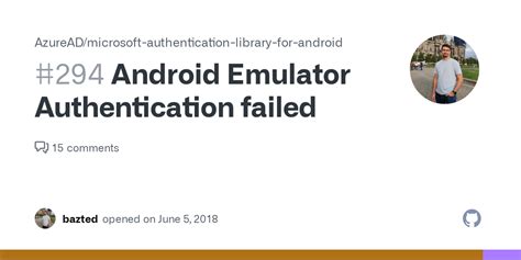Android Emulator Authentication Failed · Issue 294 · Azureadmicrosoft Authentication Library
