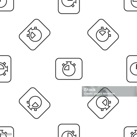 회색 라인 스톱워치 아이콘은 흰색 배경에 매끄러운 패턴을 격리 시간 타이머 기호입니다 크로노미터 기호 벡터 2 위 상 종류에