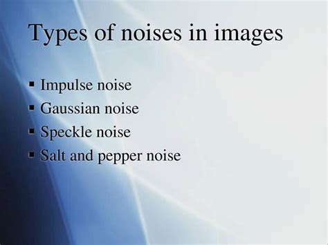 Image Denoising Using Median Filter Powerpoint Slides Learnpick India