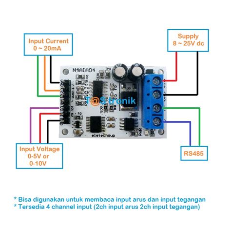 Jual Voltage Signal Acquisition Rs485 Current Transmitter Modbus Rtu