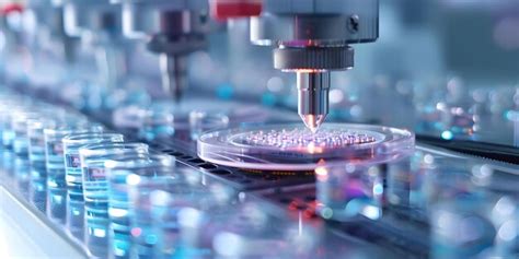 Inside A Microchip Or Semiconductor Manufacturing Facility A Detailed