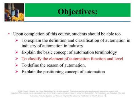 Module 1 Lecture 1 Introduction To Automation In Production Systemsppt