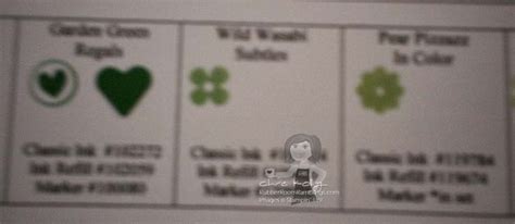 Rubber Room Ramblings COLOR CHART FOR COLOR CRUSH PARTY