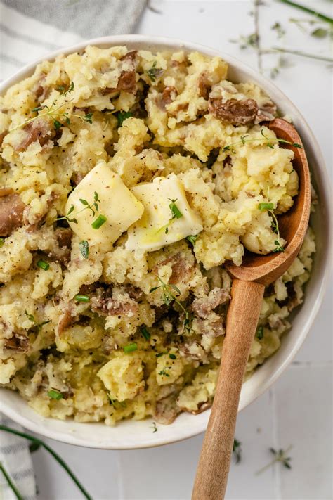 Mashed Potatoes With Red Skin