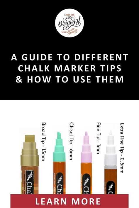 A Guide To Different Marker Tips When To Use Them Artofit