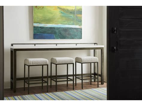 Sofa Console Table With Stools Baci Living Room