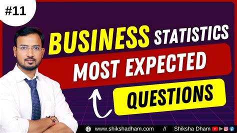 Most Expected Questions In Business Statistics Correlation And Regression Bcom Classes