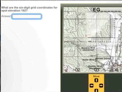 Solved What Are The Six Digit Grid Coordinates For Spot Elevation 192 Eg Answer Mawarch Mine
