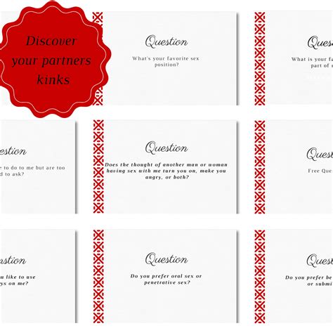 Relationship Cards Printable Couples Date Night Cards Instant Digital Download Sex Game For