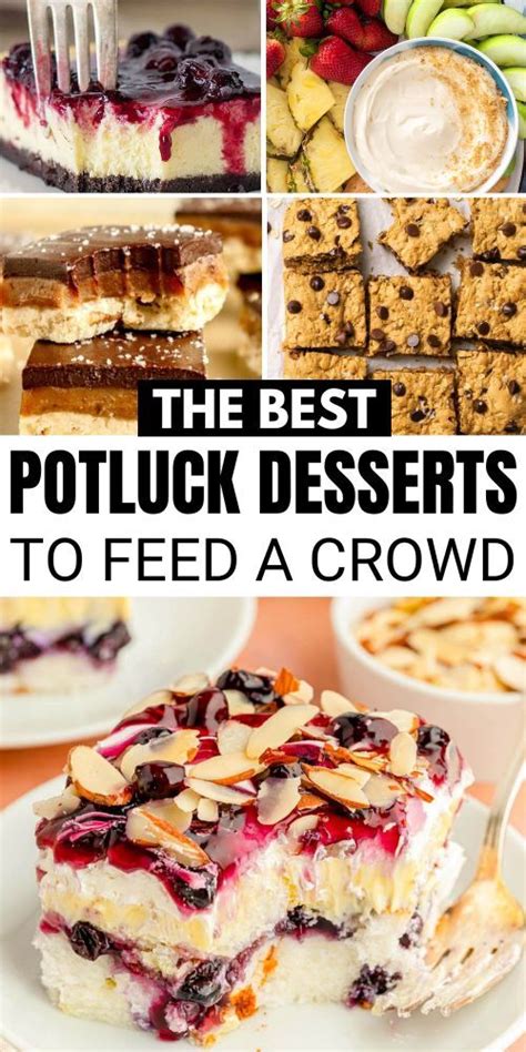 27 Easy Desserts For A Potluck Crowd Pleasing Recipes In 2024 Potluck