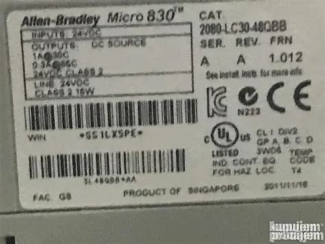 Plc Allen Bradley Micro 830 Kupujemprodajem