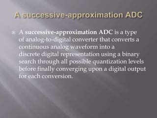 Successive Approximation Adc Pptx