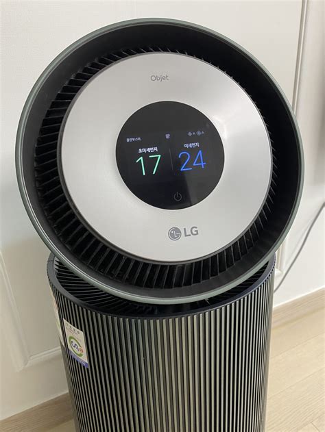 스티치 청소포로 Lg공기청정기 청소 꿀팁 스티키청소포 거실 Lounge Quash