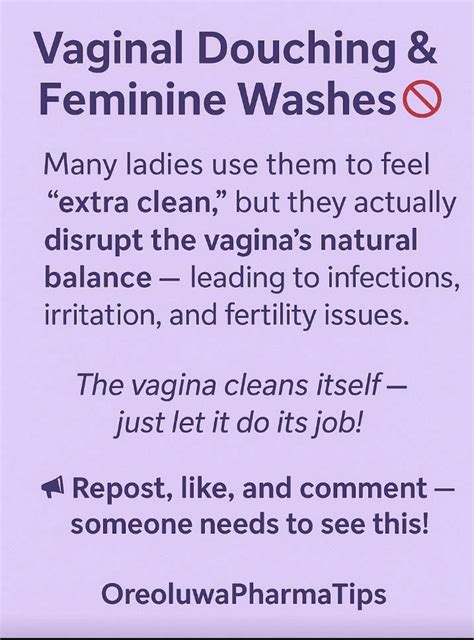 Why Vaginal Douching Is Bad For Your Health Oreoluwa Akanmu Posted On