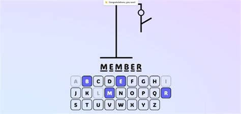 hangman game made using reactjs typescript and tailwind css