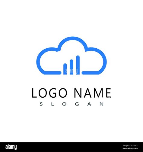 Cloud Logo Vector Template Symbol Deesign Stock Vector Image And Art Alamy