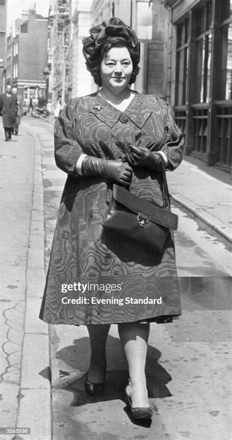 British Comedienne And Actress Hattie Jacques Leaves Court After