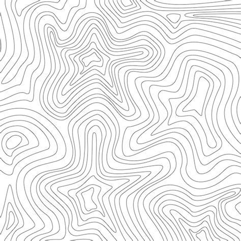 Premium Vector Topographic Contour Lines Seamless Pattern Vector