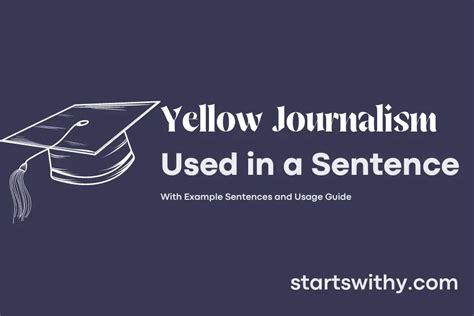 Yellow Journalism In A Sentence Examples 21 Ways To Use Yellow Journalism Yellow Journalism In A Sentence Examples 21 Ways To Use Yellow Journalism