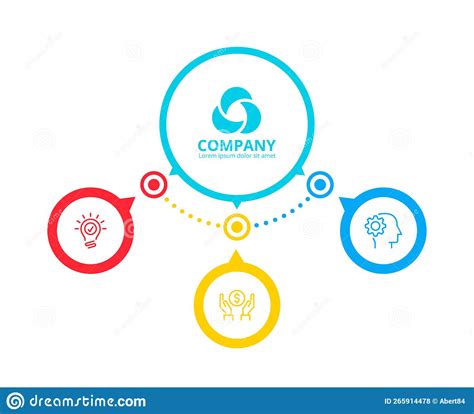 Business Data Visualization Process Chart Abstract Elements Of Graph Diagram With Steps