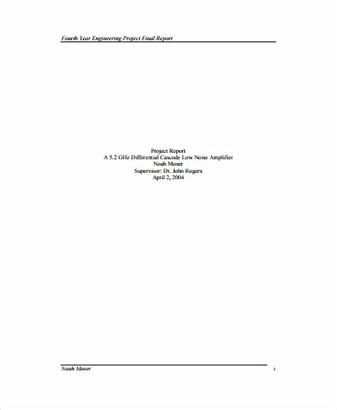 Engineering Report Example Peterainsworth