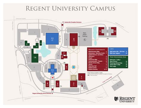Regent University Campus Map