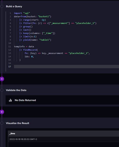 Referencing Time From Previous Query As Rangestart Stopnow