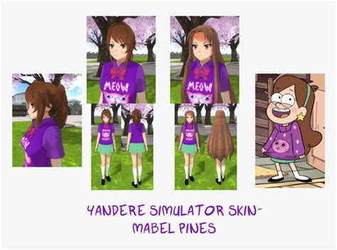 Gravity Falls Yandere Simulator Hd Png Download Kindpng