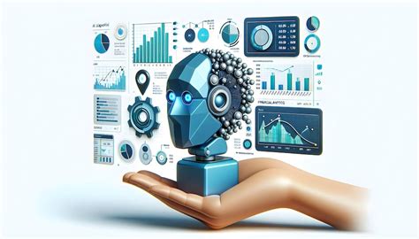 3d Ai Algorithm Icon With Financial Analytics Symbol For Powerful Data