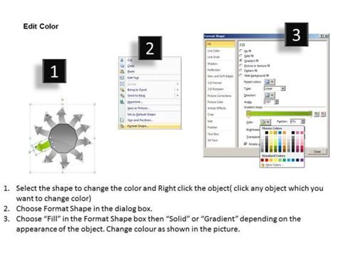 An Illustration Of Pointing Arrows Ppt Charts And PowerPoint Templates