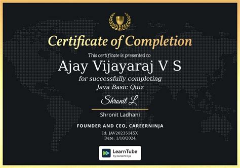 Ajay Vijayaraj V S On Linkedin Java Certification Careerdevelopment Softwareengineering