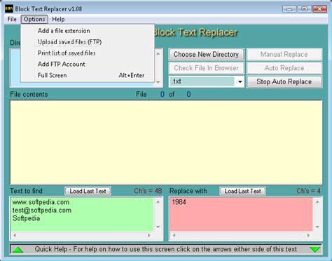 Block Text Replacer Download Softpedia