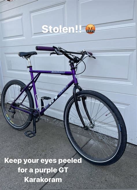 Stolen 1995 Gt Bicycles Karakoram