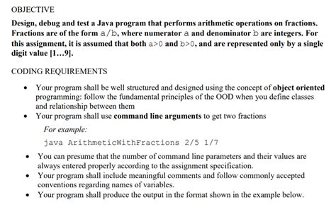 Solved Objective Design Debug And Test A Java Program That