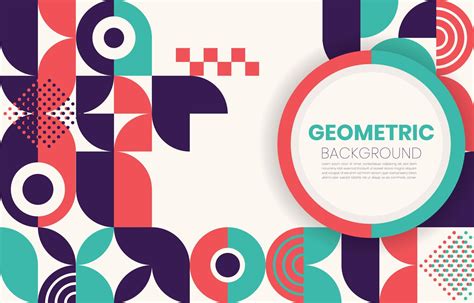 Abstract Flat Geometric Background 4745244 Vector Art At Vecteezy