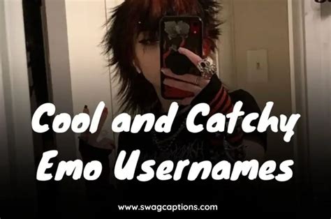 Cool And Catchy Emo Usernames